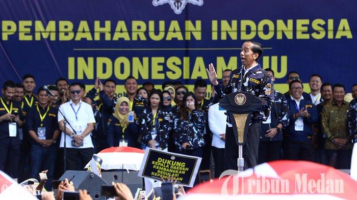 Foto-Foto Jokowi Hadiri Temu Kader Angkatan Muda Pembaharuan Indonesia ...