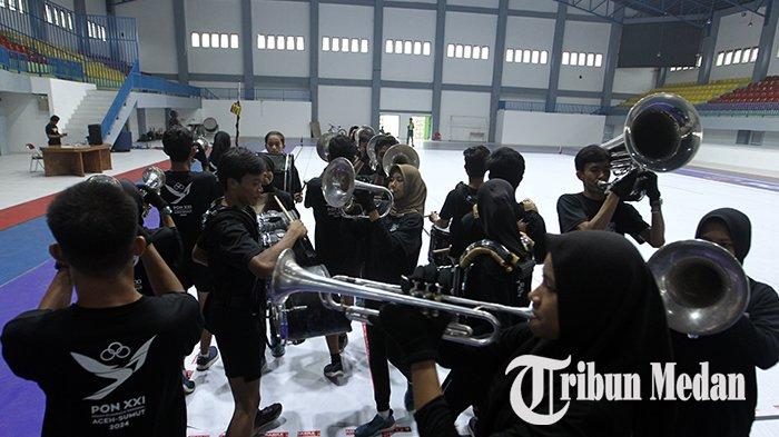 Berita Foto: Targetkan Emas PON 2024, Atlet Drum Band Ikuti Latihan ...