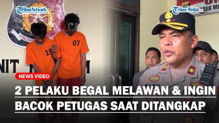 2 Pelaku Begal Sempat Melawan dan Ingin Bacok Petugas Saat Ditangkap, 1 ...