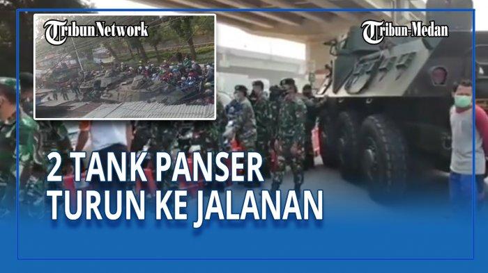 DETIK-detik 2 Tank Panser TNI Dikerahkan ke Jalanan untuk Kawal PPKM ...
