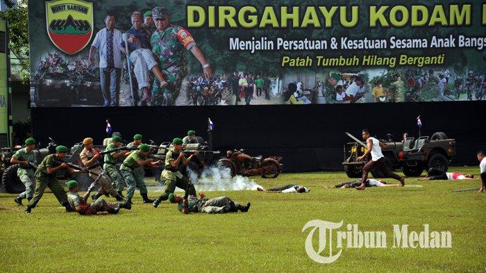 Foto-Foto Kegiatan Perayaan Peringatan HUT Kodam I/Bukit Barisan ke-69 - Tribun-medan.com