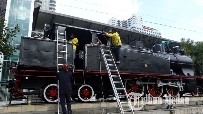 Berita Foto: Monumen Lokomotif Deli Spoorweg Maatschappij (DSM ...