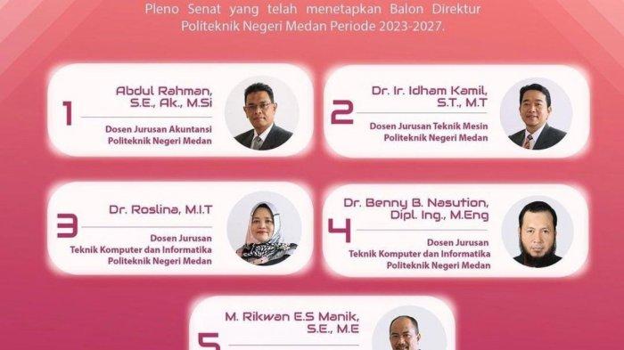 Penjaringan Bakal Calon Direktur Polmed Diduga Berpolemik, Begini Kata Salah Satu Kandidat ...