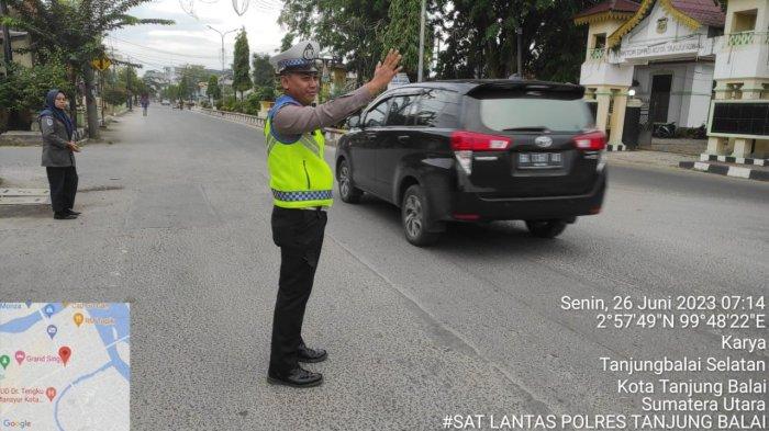 Satlantas Polres Tanjungbalai Lancarkan Arus Lalulintas dengan Cara Ini ...