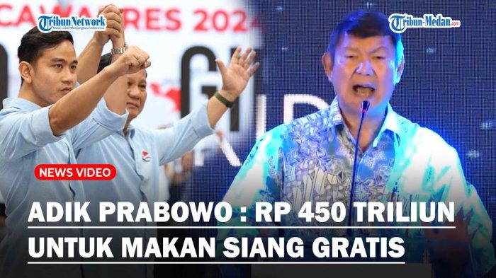 ADIK Prabowo Pastikan Dana Program Makan Siang Gratis Tersedia Sebesar Rp 450 Triliun - Tribun ...