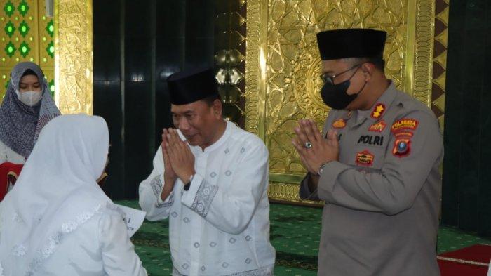 Rayakan Tahun Baru Islam, Wakapolresta Deliserdang Hadiri Dzikir Akbar - Tribun-medan.com