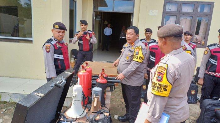Kapolres Padanglawas Cek Kesiapan Sat Samapta Dalam Rangka Operasi ...