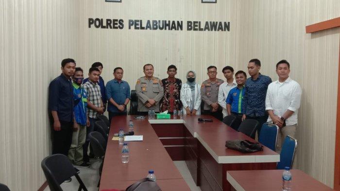 Berantas Narkoba, Polres Belawan Didukung Elemen Mahasiswa - Tribun-medan.com