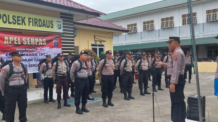 Kapolsek Firdaus Pimpin Apel Serpas Pam TPS untuk Kecamatan Sei Rampah dan Sei Bamban - Tribun ...