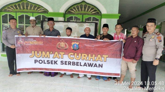 Kapolsek Dolok Batu Nanggar Gelar Jumat Curhat Bersama Jemaah Masjid Jamik Serbalawan - Tribun ...