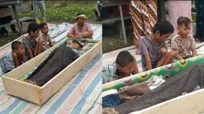 Fakta-fakta Pemakaman Pria di Labura Tanpa Tenda, Dua Anak Lumpuh Layu ...