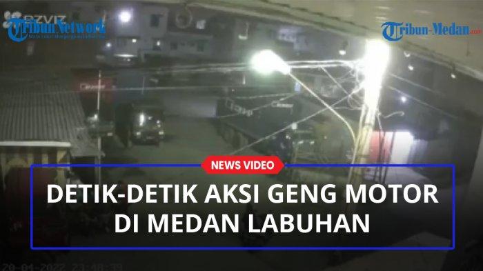 Viral Aksi Kelompok Geng Motor Serang Pengendara di Medan Labuhan ...