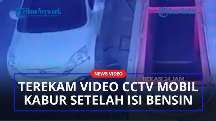Viral Aksi Mobil Kabur Setelah Isi Bensin yang Terekam Video CCTV, Petugas SPBU Tombok ...