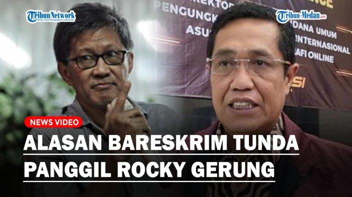 TEGAS! Bareskrim Polri Bongkar Alasan Tunda Panggil Rocky Gerung Soal Kasus Hina Jokowi - Tribun ...