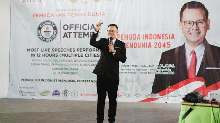 Albert Masli Bersama Institut Bisnis IT&B Pecahkan Rekor Dunia - Tribun ...