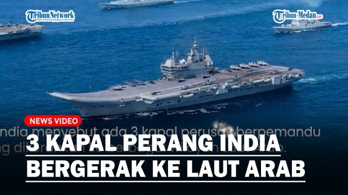 Angkatan Laut India Kerahkan 3 Kapal Perang Berpeluru Kendali ke Laut ...