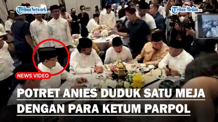 Anies Baswedan Duduk Satu Meja dengan Surya Paloh, Airlangga Hingga JK Saat Buka Puasa Bersama ...