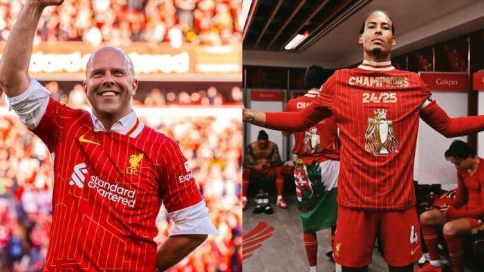 Arne dan Van Dijk Bawa Liverpool Juara Liga Inggris, 2 Sosok Simbol ...