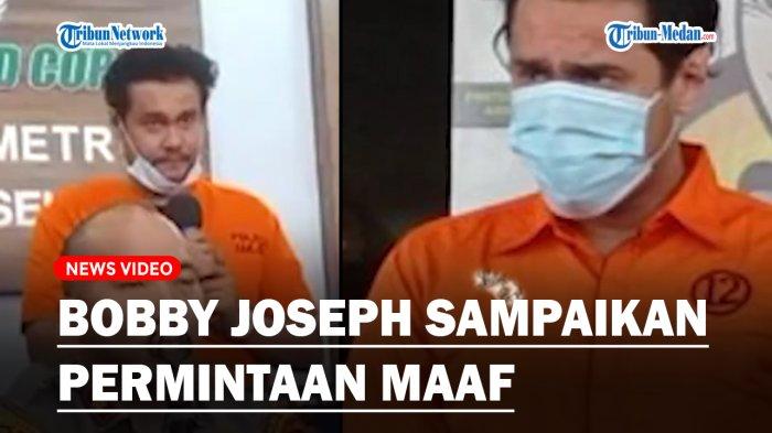 TERTUNDUK Lesu, Bobby Joseph Sampaikan Permintaan Maaf pada Keluarga dan Kerabat - Tribun-medan.com