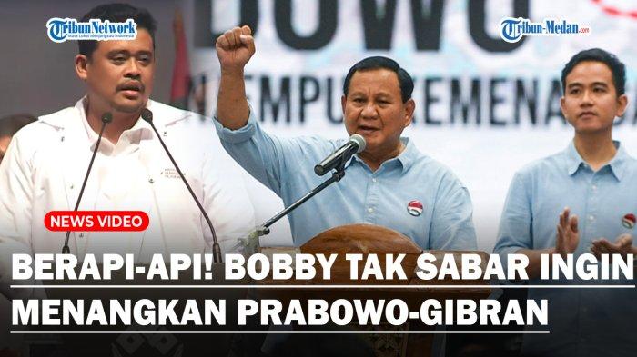 BERAPI-API! Bobby Nasution Pimpin Deklarasi Dukungan, Tak Sabar Ingin Menangkan Prabowo-Gibran ...