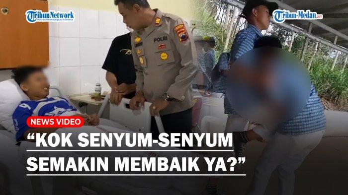 Bahagianya Korban Bully di Cilacap Saat Dijenguk Aparat Polisi Hingga ...
