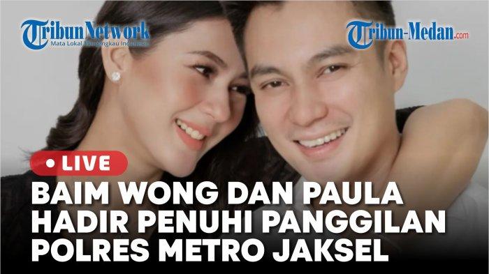 Baim Wong dan Paula Verhoeven Penuhi Panggilan Polisi Terkait Konten Prank KDRT - Tribun-medan.com