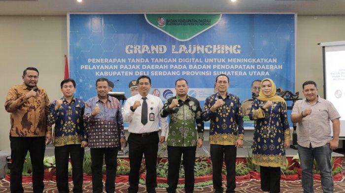 Permudah Masyarakat Pembayaran Pajak, Bapenda Deliserdang Launching Aplikasi Simpada - Tribun ...