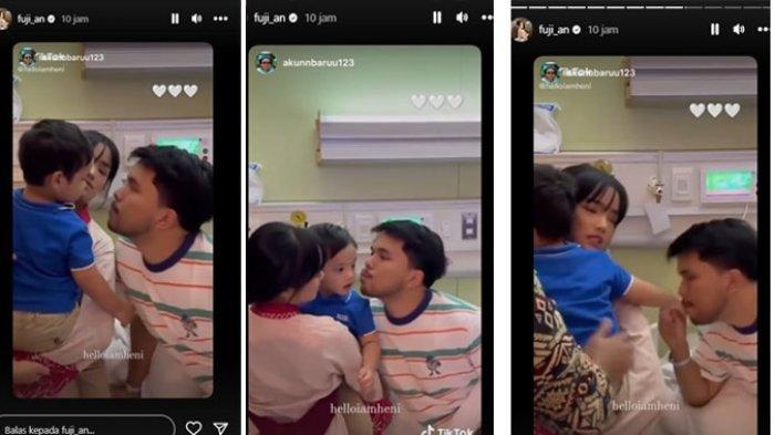 Bawa Gala Sky, Fuji Jenguk Thariq Halilintar yang Dilarikan ke Rumah Sakit - Tribun-medan.com