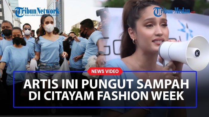 Beda dari Artis Lain, Cinta Laura Pungut Sampah di Citayam Fashion Week, Netizen: Berkelas ...