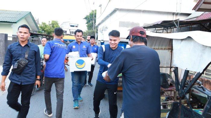 Berkah Ramadan, Ricky Anthony Berbagi Menu Buka Puasa di Langkat - Tribun-medan.com
