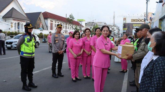 Dampingi Ketua PD Bhayangkari Sumut, Kapolrestabes Medan Kunjungi Pos ...