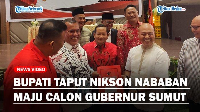 Bupati Tapanuli Utara Nikson Nababan Maju Calon Gubernur Sumut dari ...