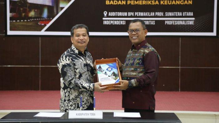 Pemkab Toba Serahkan LKPD TA 2023 Unaudited Kepada BPK RI - Tribun-medan.com