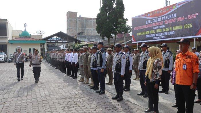 Jelang Lebaran Idul Fitri, Polres Tanah Karo Siagakan Personel Ops Ketupat Toba 2025 - Tribun ...