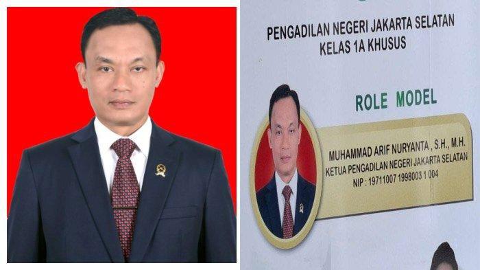 POSTER Ketua PN Jaksel M Arif Nuryanta Disebut sebagai Panutan, Tapi ...