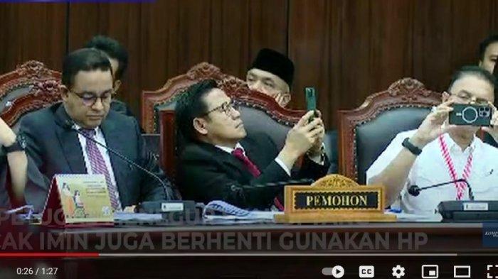 MOMEN Muhaimin Ditegur Hakim MK Gegara Main HP Saat Sidang, Padahal Pengacaranya Sedang Bicara ...