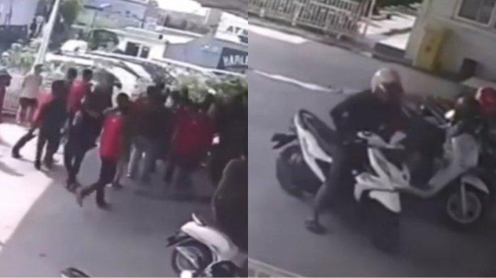 VIRAL, Detik-detik Pelaku Curanmor Ketahuan Curi Motor, Apes Langsung ...
