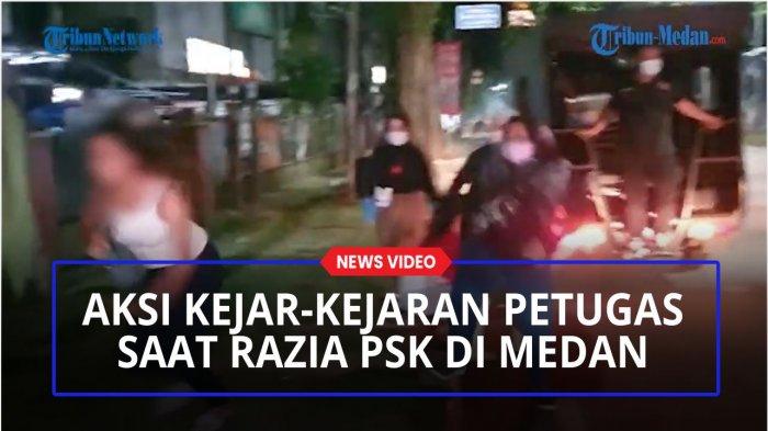 DETIK-DETIK Aksi Kejar-kejaran Terjadi Saat Petugas Gabungan Razia PSK di Kota Medan - Tribun ...