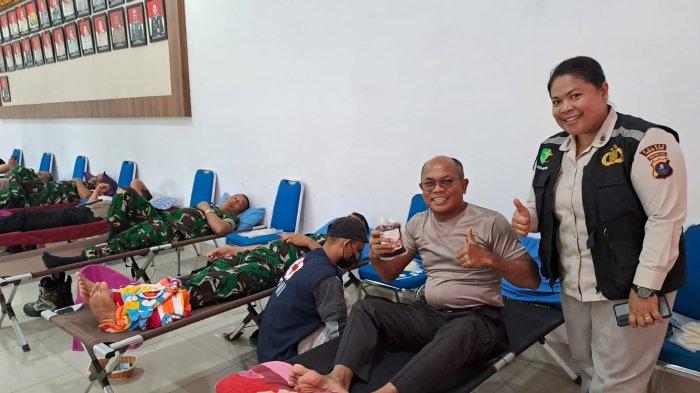 Peringati HUT Ke-77 Bhayangkara, Polres Karo Gelar Donor Darah - Tribun-medan.com