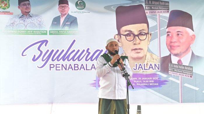Dedi Iskandar Batubara Hadiri Syukuran Penabalan Pendiri Al Washliyah Jadi Nama Jalan di Kota ...