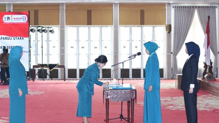 Dessy Hassanudin Lantik Pj Ketua TP PKK Deliserdang dan Taput, Ingatkan Revitalisasi Posyandu ...