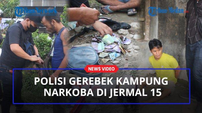 Detik-detik Penggerebekan Kampung Narkoba di Jermal 15, 6 Pria Diangkut ...