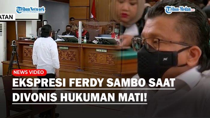 Dijatuhi Hukuman Mati, Ekspresi Ferdy Sambo Jadi Sorotan, Mematung Dihadapan Hakim! - Tribun ...
