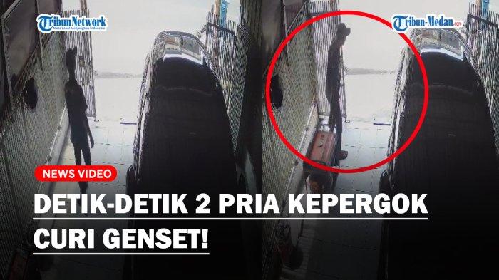 Dua Pria Kepergok Curi Mesin Genset, Pelaku Beraksi Pakai Becak 'Hantu' - Tribun-medan.com