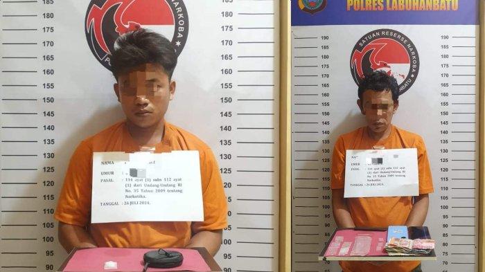 Pingki dan Kunting Ditangkap Satnarkoba Polres Labuhanbatu, Ngaku ...