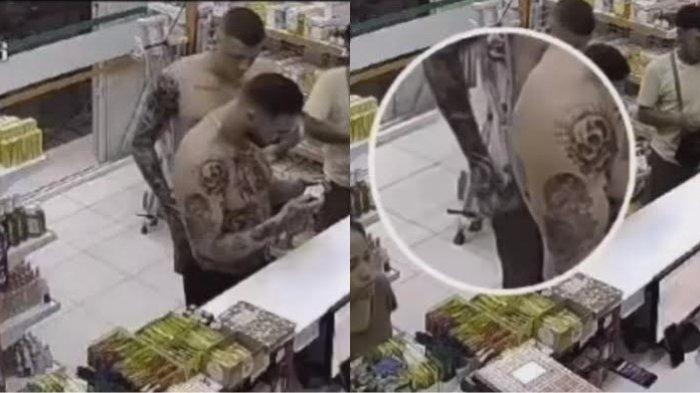 Viral Dua Bule Bertato Terekam CCTV Mencuri Obat Kuat di Apotek ...