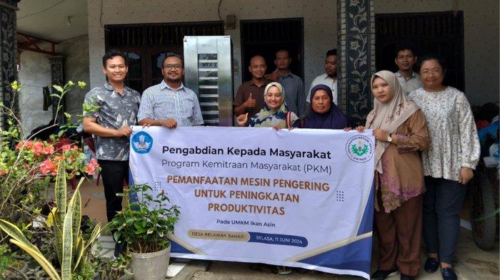 Dukung UMKM, Dosen UNIMED Medan Berikan Mesin Pengering - Tribun-medan.com