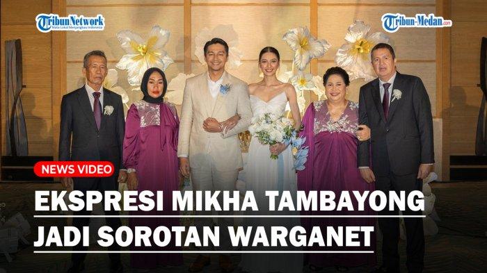 EKSPRESI Mertua Mikha Tambayong Jadi Sorotan saat Foto Bersama Keluarga - Tribun-medan.com