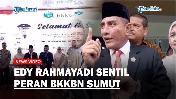 Gubernur Edy Rahmayadi Sebut BKKBN Sumut Belum Maksimal Menjaga Pertumbuhan Penduduk - Tribun ...