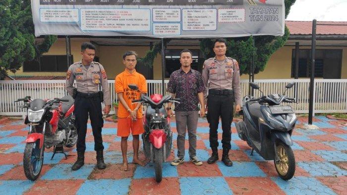 Pelaku Pencurian 2 Unit Sepeda Motor Milik Pengusaha Laundry Berhasil Ditangkap Polres Taput ...